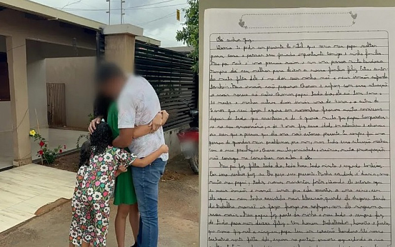 Posse-GO: Pai se emociona ao voltar para casa após ser solto da cadeia ...
